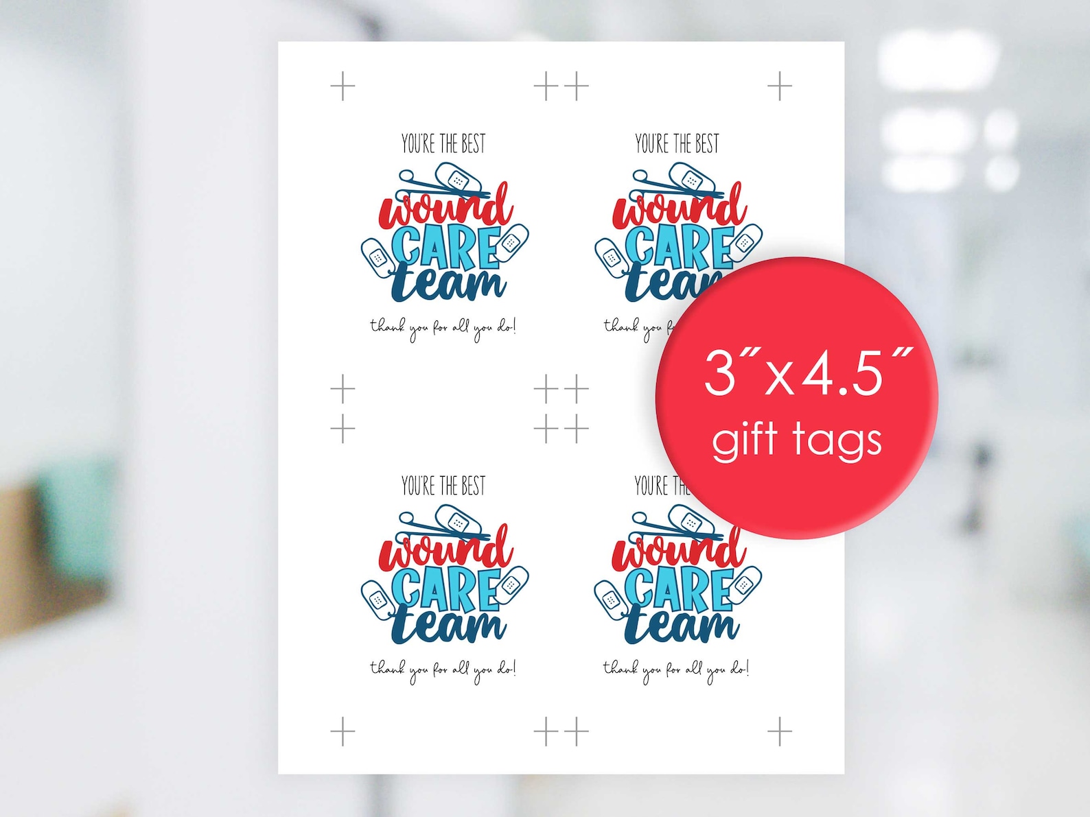 Wound Care Card Wound Care Nurse Card Wound Care Nurse Thank You Card ...