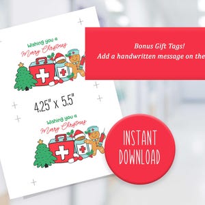Nurse Christmas Card - Healthcare Christmas Card - Medical Christmas ...
