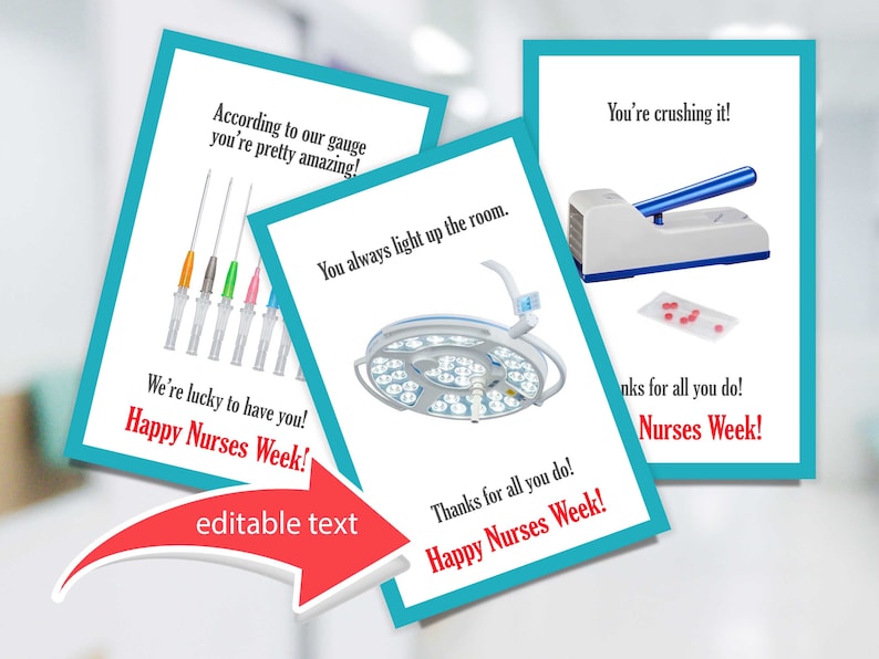 Nurse Appreciation Card - Nurses Week Card - Nurse Thank You Card ...