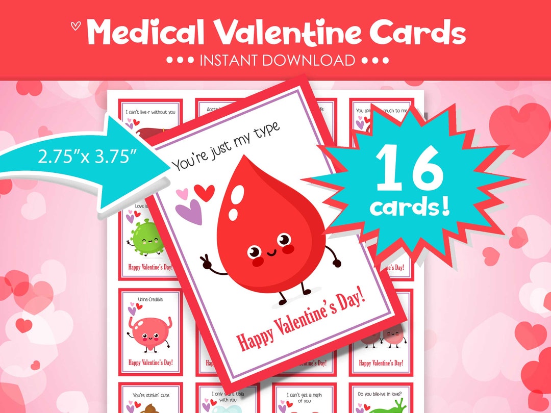 Medical Valentine Cards - Healthcare Valentine Cards - Nurse Valentine ...