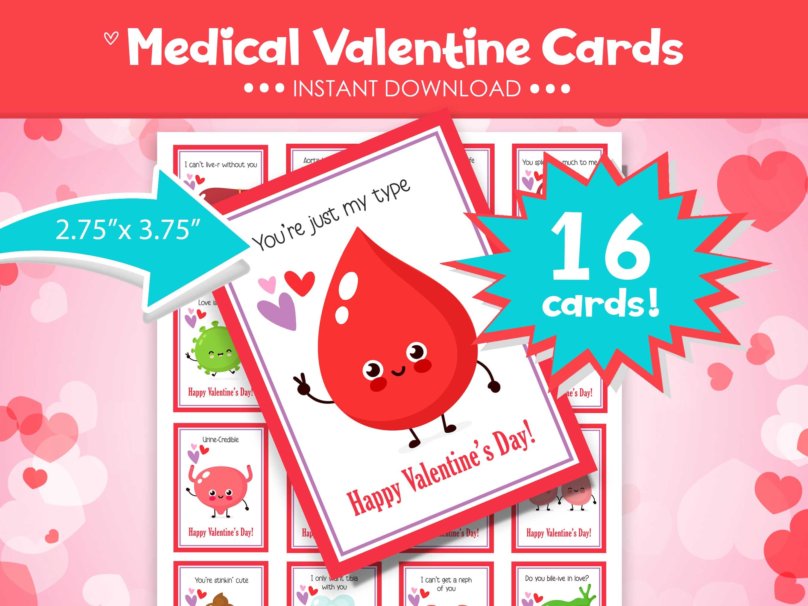 Medical Valentine Cards Healthcare Valentine Cards Nurse Valentine ...