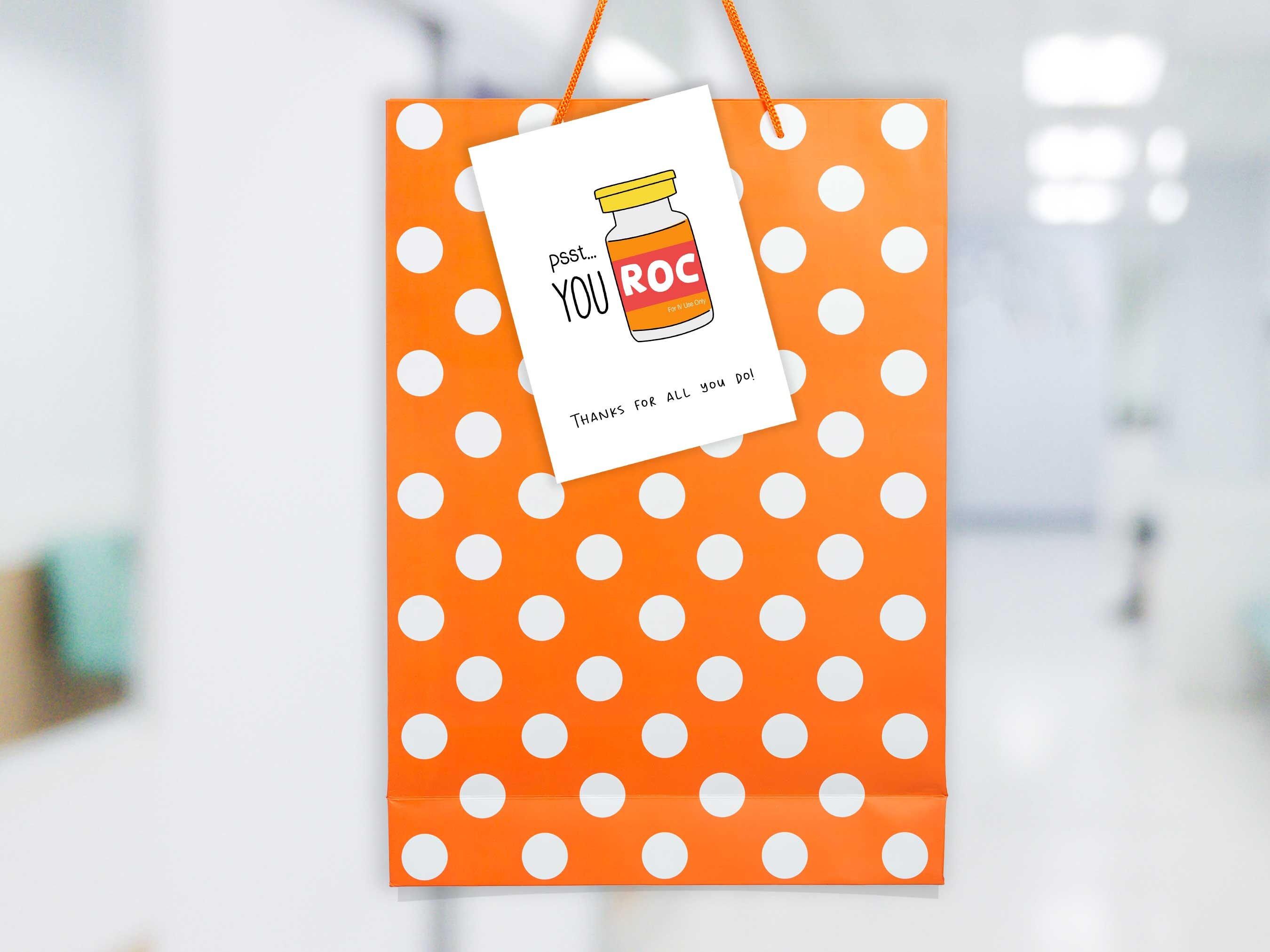 Nurse Thank You Card - Anesthesiologist Card - Nurse Appreciation Card ...