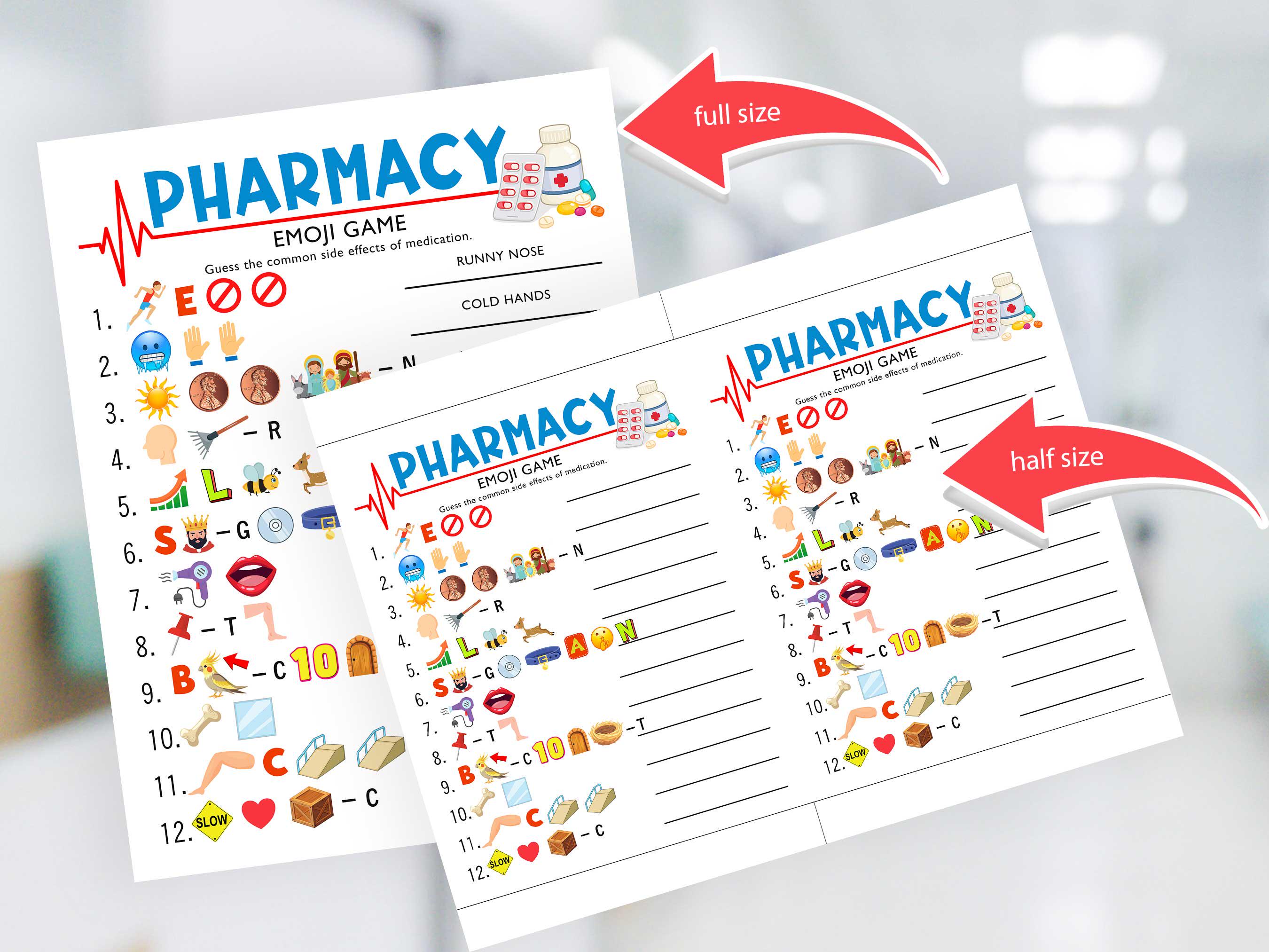Pharmacy Game | Pharmacy Emoji Game | Healthcare Game | Medical Emoji ...
