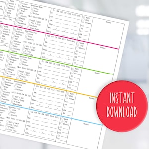 Nurse Shift Planner - CNA Report Sheet - PCT Shift Planner - LTAC Shift ...
