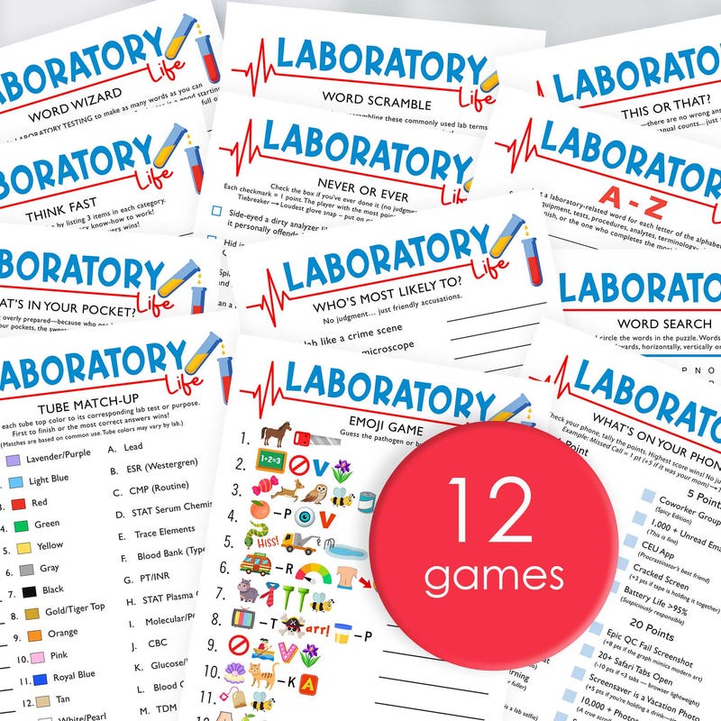 2026 Lab Week Puzzles - Etsy