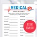 Medical Word Scramble | Nurse Word Scramble | Healthcare Word Scramble ...