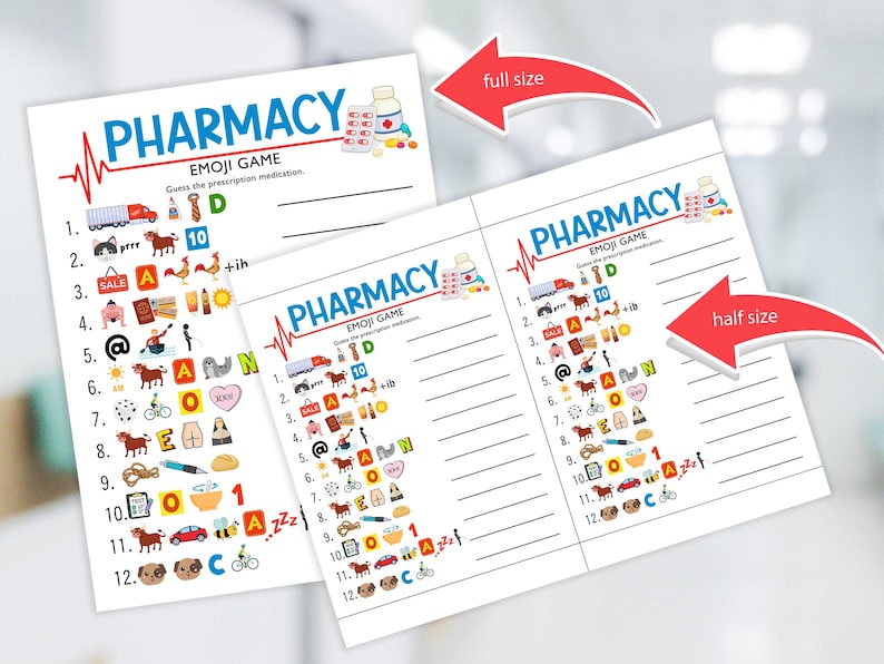 Medication Game | Pharmacy Game | Nurse Game | Pharmacy Emoji Game ...