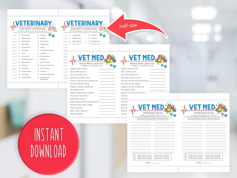 Veterinary Game Bundle | Vet Tech Game | Veterinary Game | Veterinary ...
