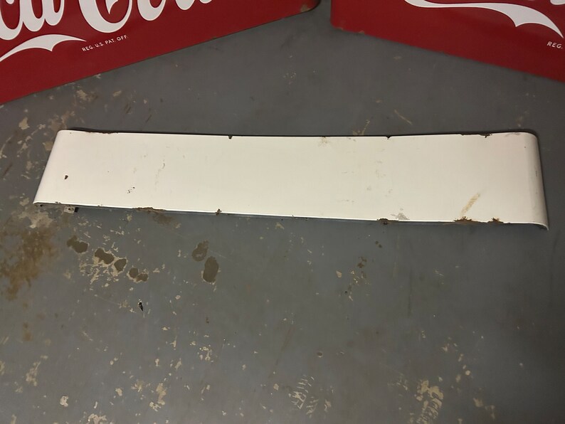Coca-cola Vintage 2 Pc Clam Shell Pole Sign Rare With 1 Pc of the ...