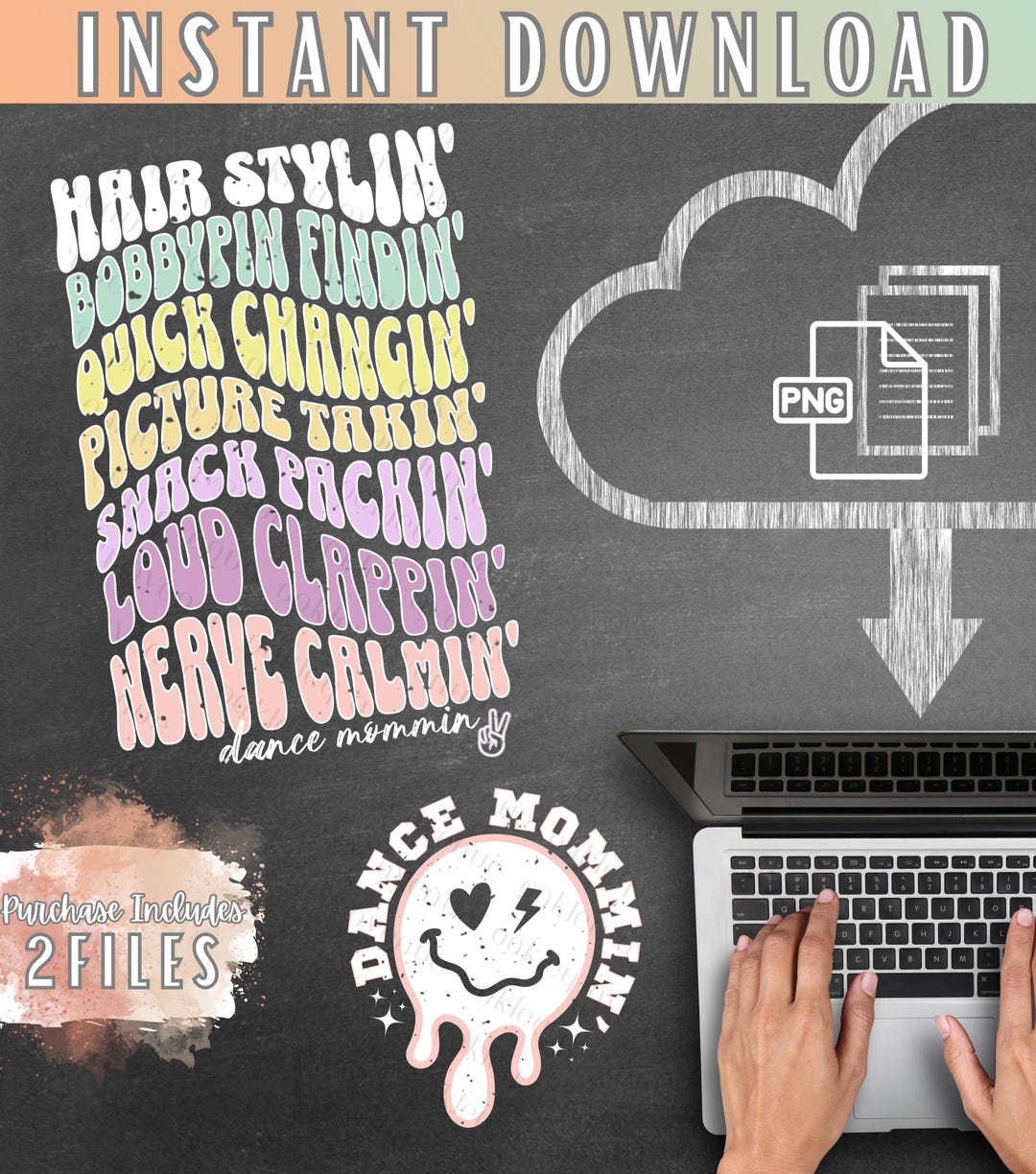 Dance Mom SVG Instant Download File Cute Dance Competition PNG Canva ...