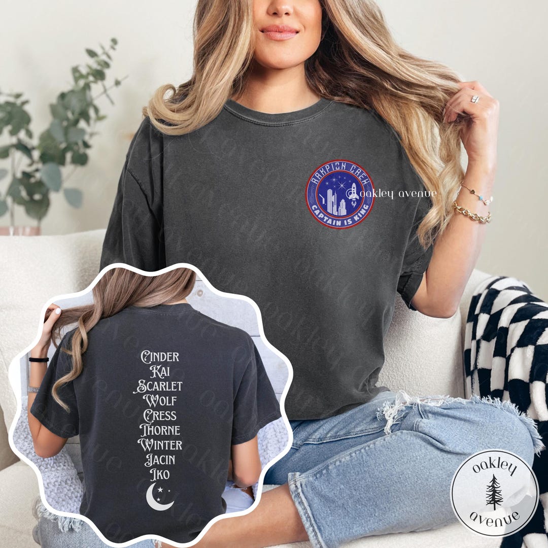 Rampion Crew the Lunar Chronicles by Marissa Meyer Comfort Colors Tee ...