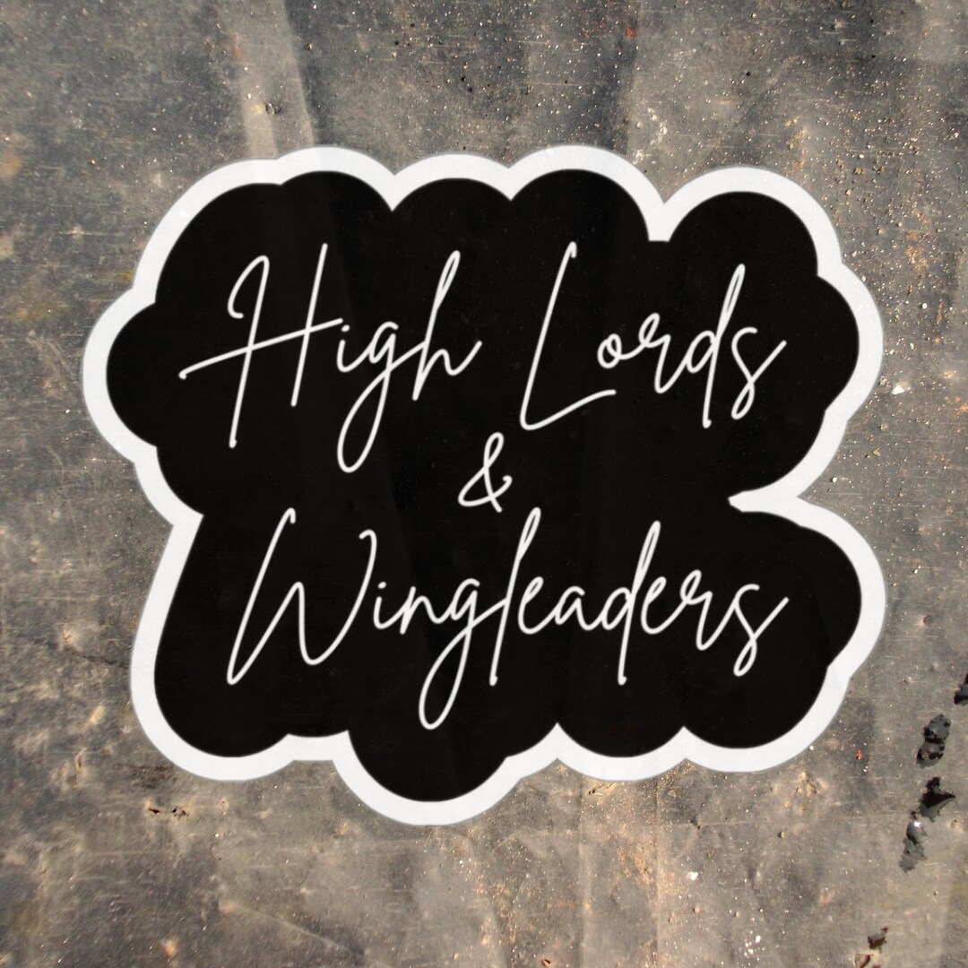 High Lords and Wingleaders Sticker ACOTAR Sticker Fourth - Etsy