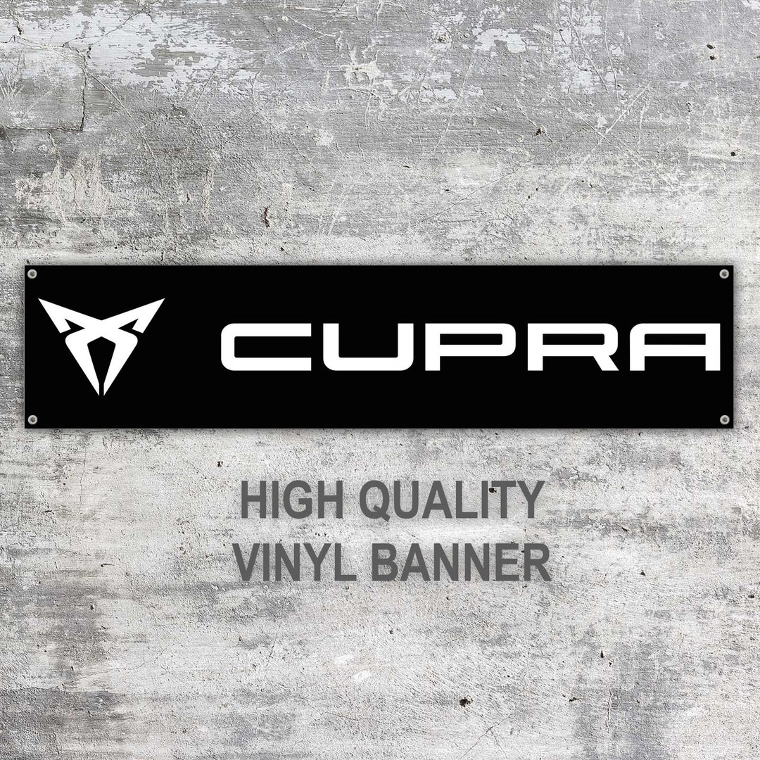 CUPRA Vinyl Banner Garage Decoration Motorsport Automotive - Etsy
