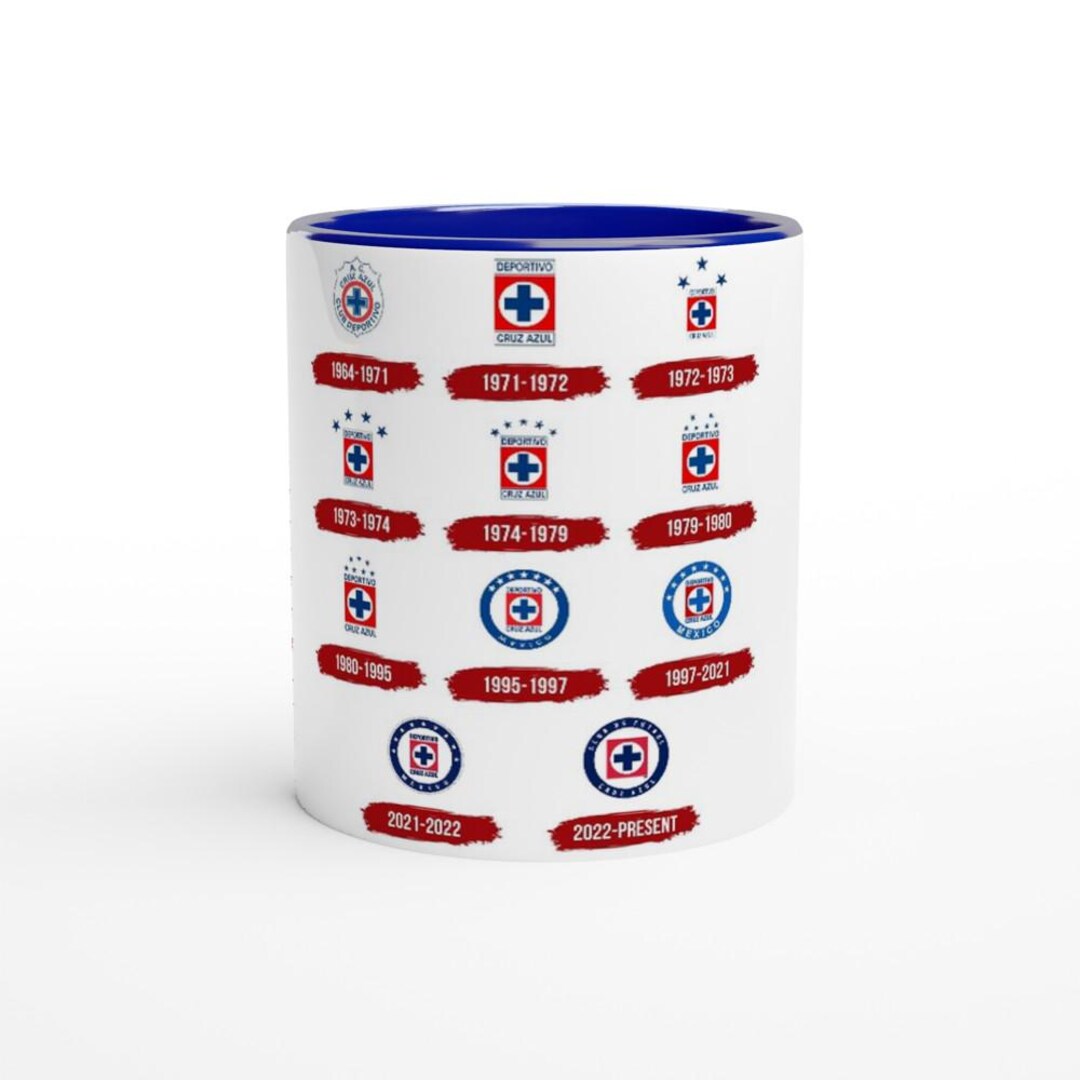 Ceramic Cruz Azul Football Logo Mug Perfect for Fans & Gifts - Etsy