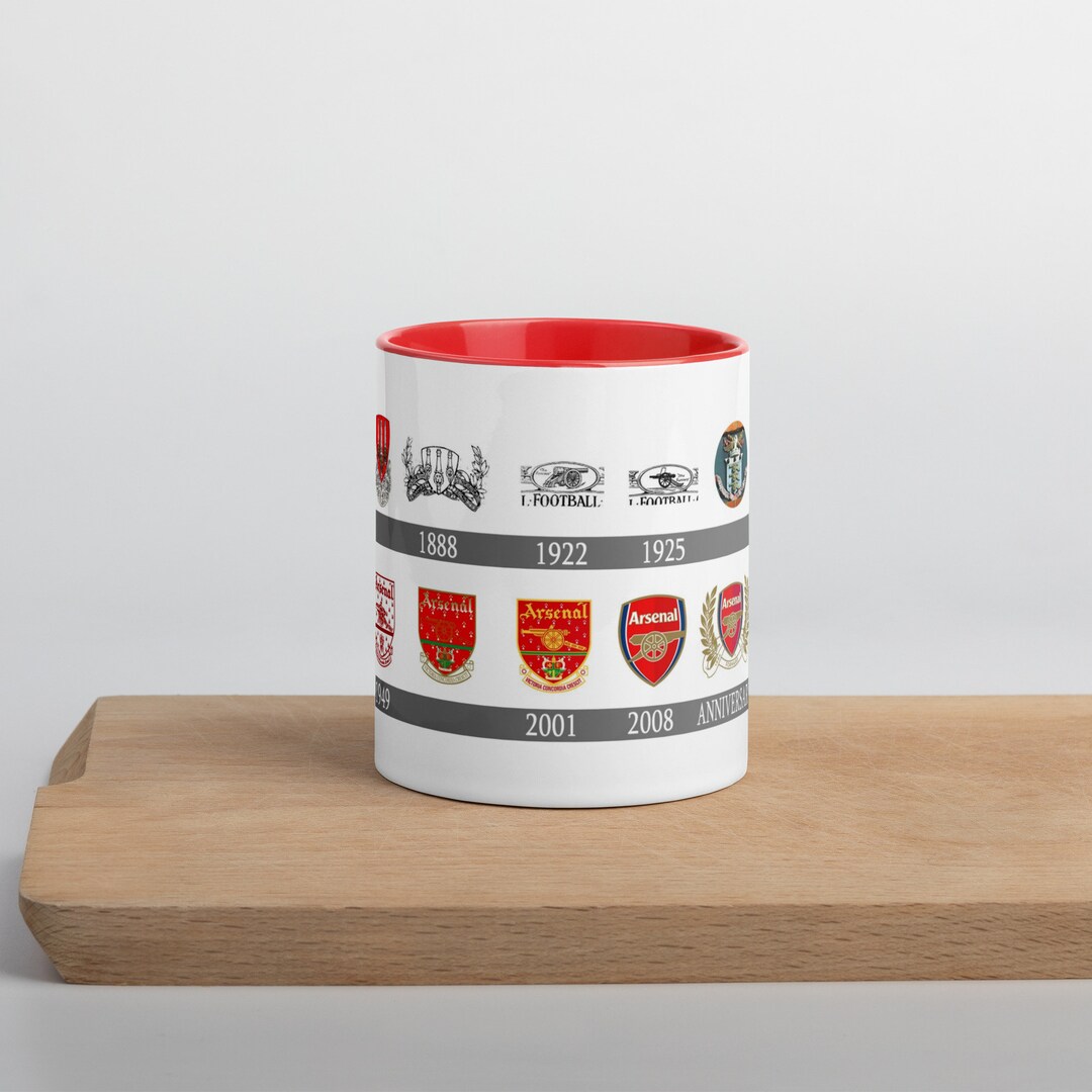 Arsenal Coat of Arms Mug Show Your Passion - Etsy