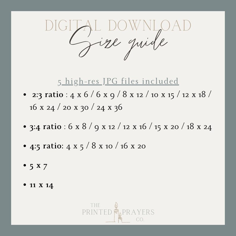 Lords Prayer Wall Art, Our Father Printable, Bible Verse Digital Print ...