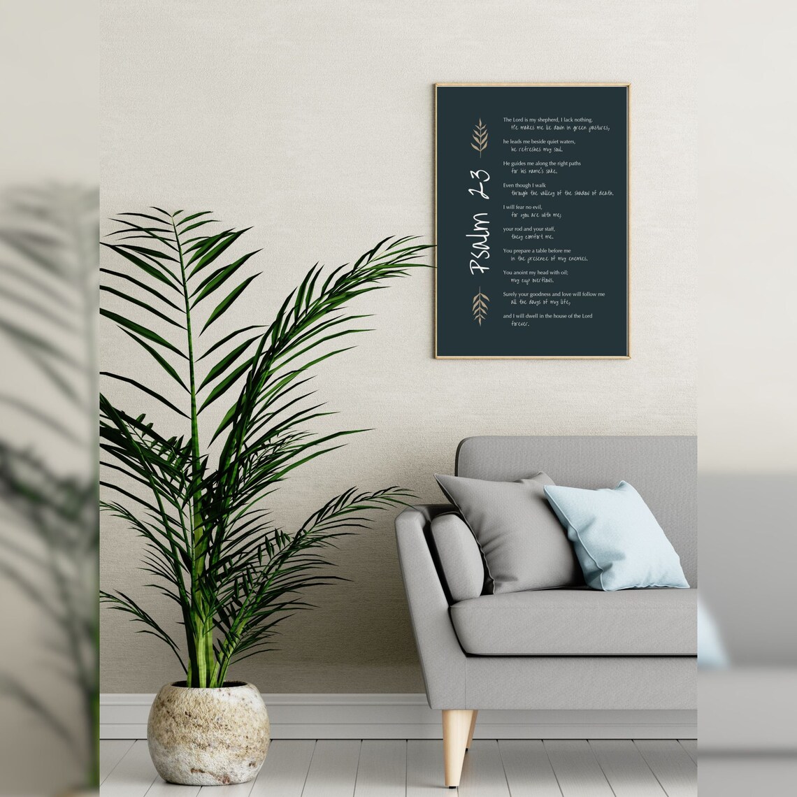 Psalm 23 Wall Art Psalms Digital Download Bible Verse - Etsy