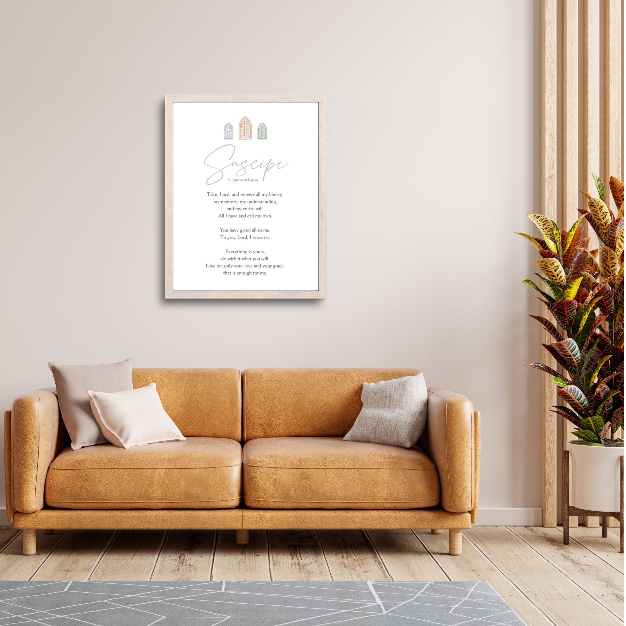 Suscipe Prayer Print, Saint Ignatius of Loyola Prayer, Catholic ...