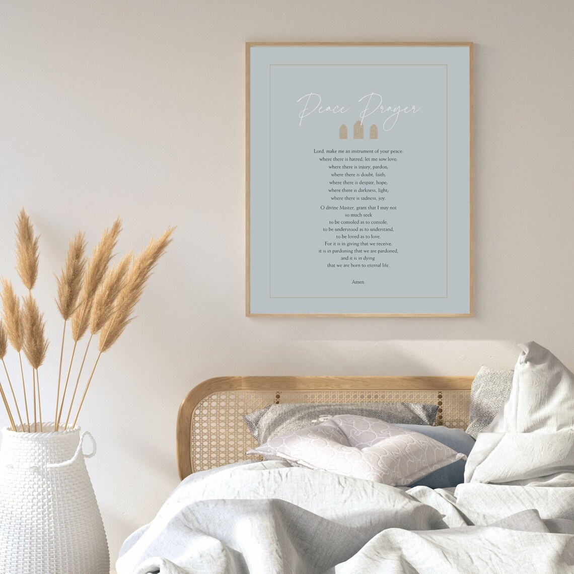 Peace Prayer of Saint Francis, Peace Prayer Printable, Christian Home ...