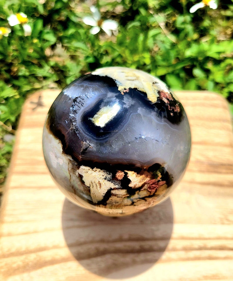 RARE VOLCANIC AGATE Crystal Spheres - Etsy