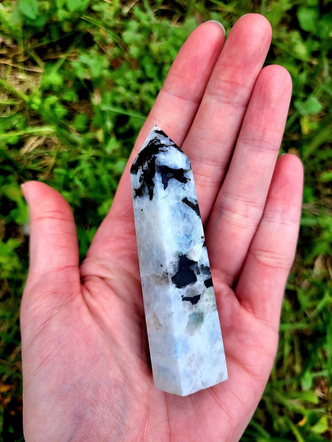RAINBOW MOONSTONE Crystal Tower Points!! - Etsy