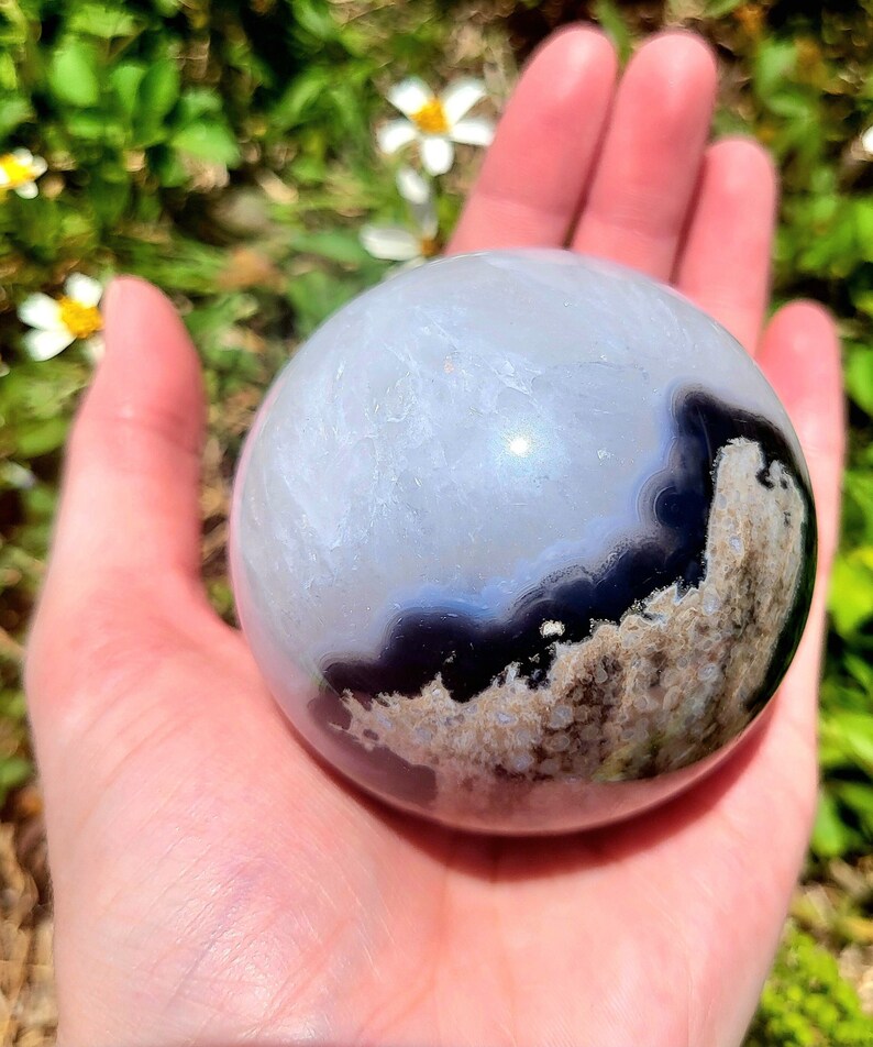 RARE VOLCANIC AGATE Crystal Spheres - Etsy