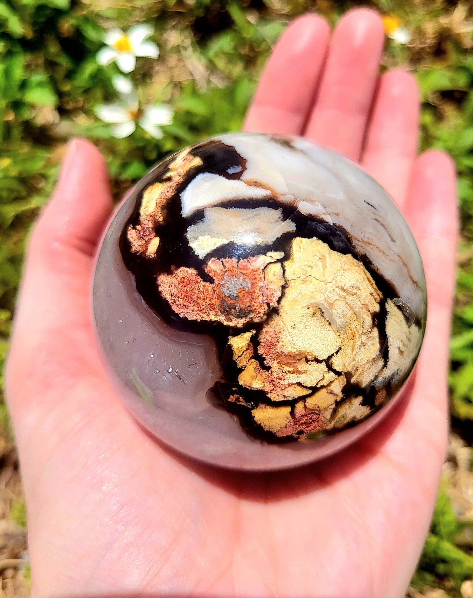 RARE VOLCANIC AGATE Crystal Spheres - Etsy