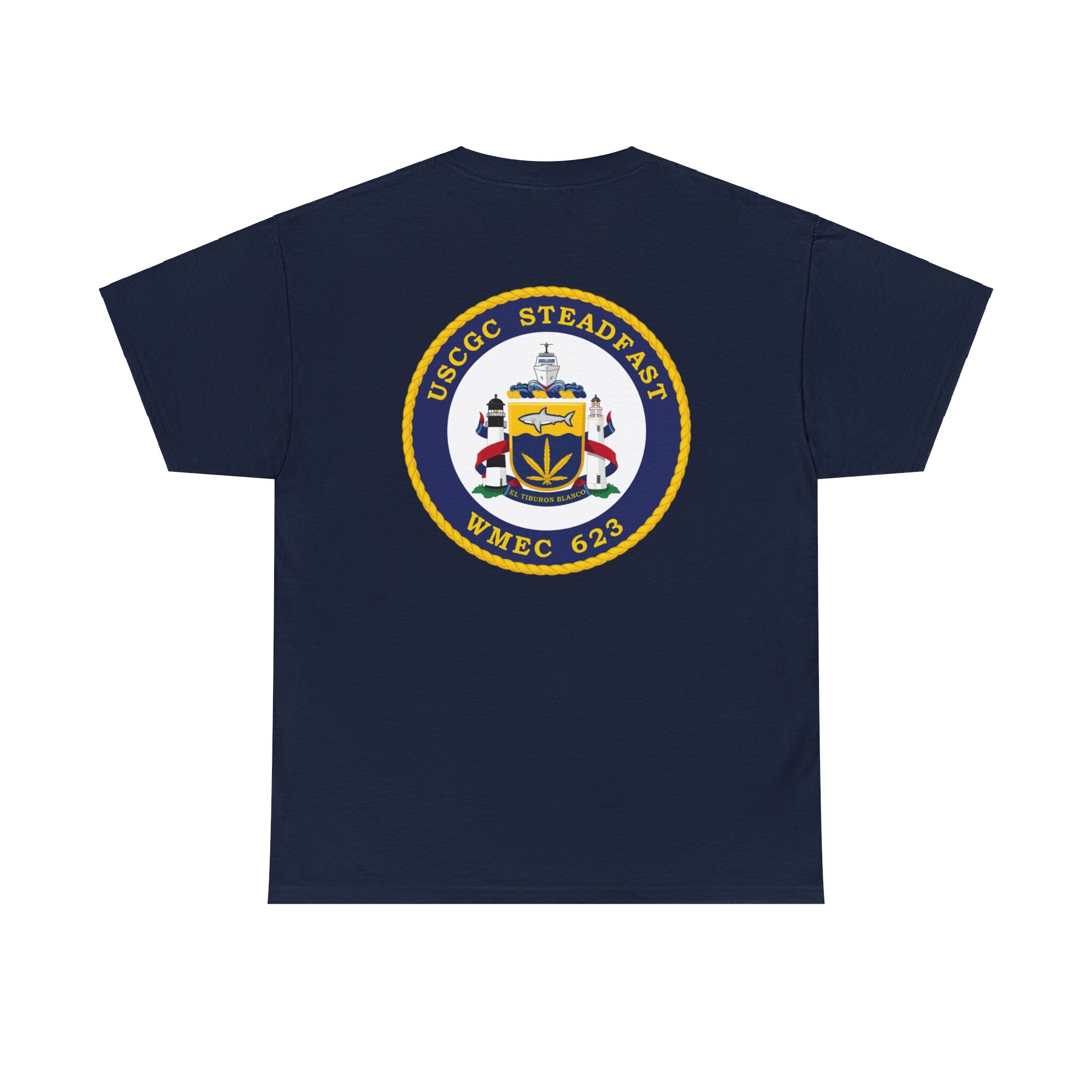USCGC Steadfast - Custom Crest Design - Unisex Heavy Cotton Tee - Etsy