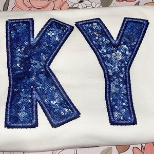KY Faux Embroidery Sequin Sweatshirt , Kentucky Shirt, Kentucky, Womens Kentucky Sweatshirt ...