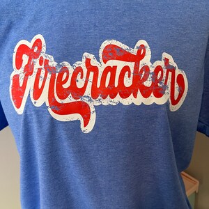Retro Firecracker Shirt, 4th of July Tee, Fourth of July Tshirt ...