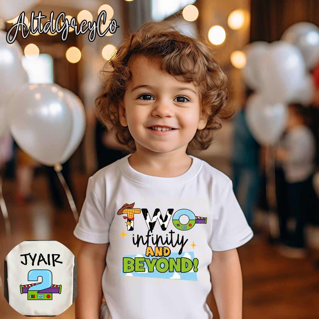 Two Infinity and Beyond Birthday Shirt, Birthday Boy Tshirt ...