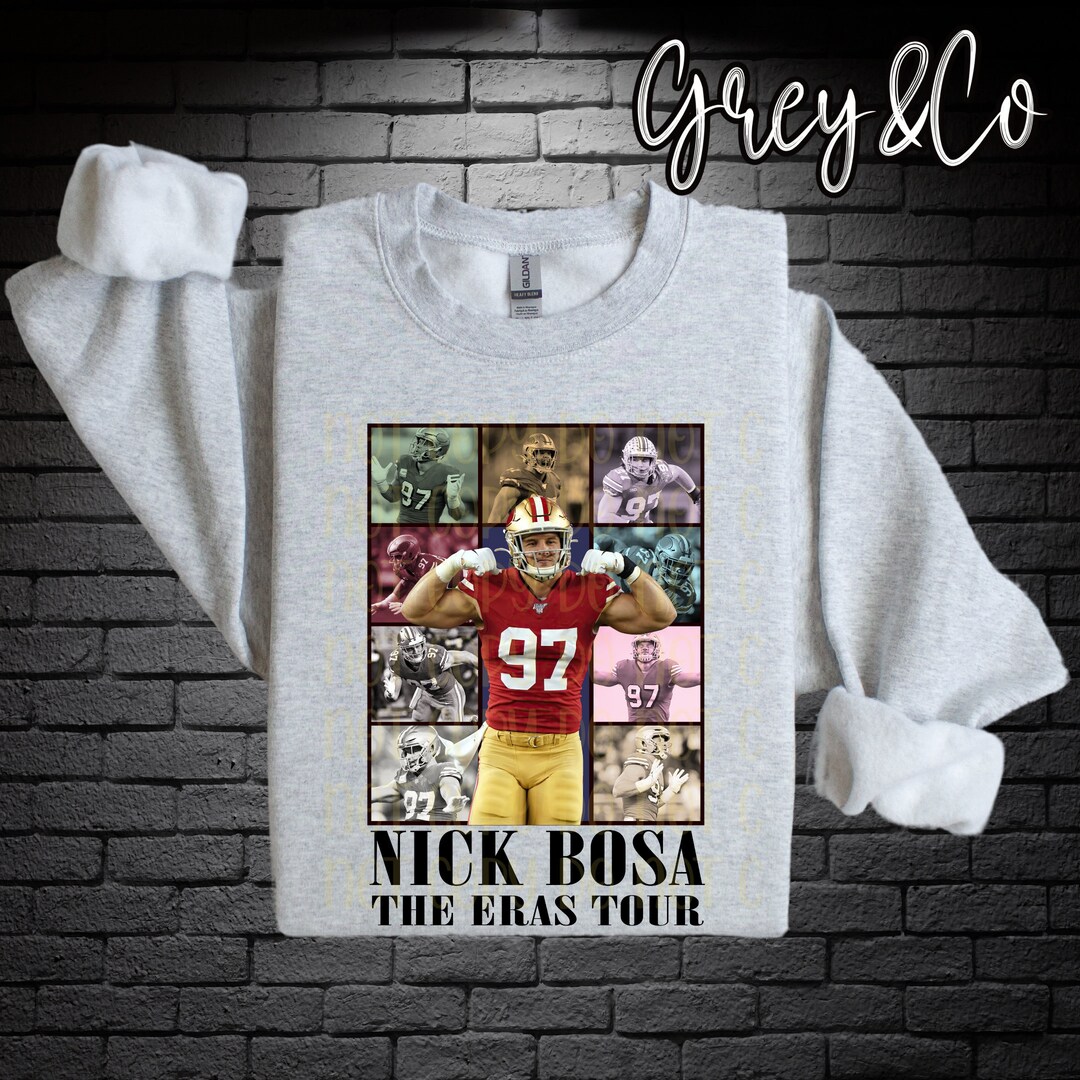 Nick Bosa the Eras Tour Sweatshirt, Bosa Custom Shirt, Football Tshirt ...