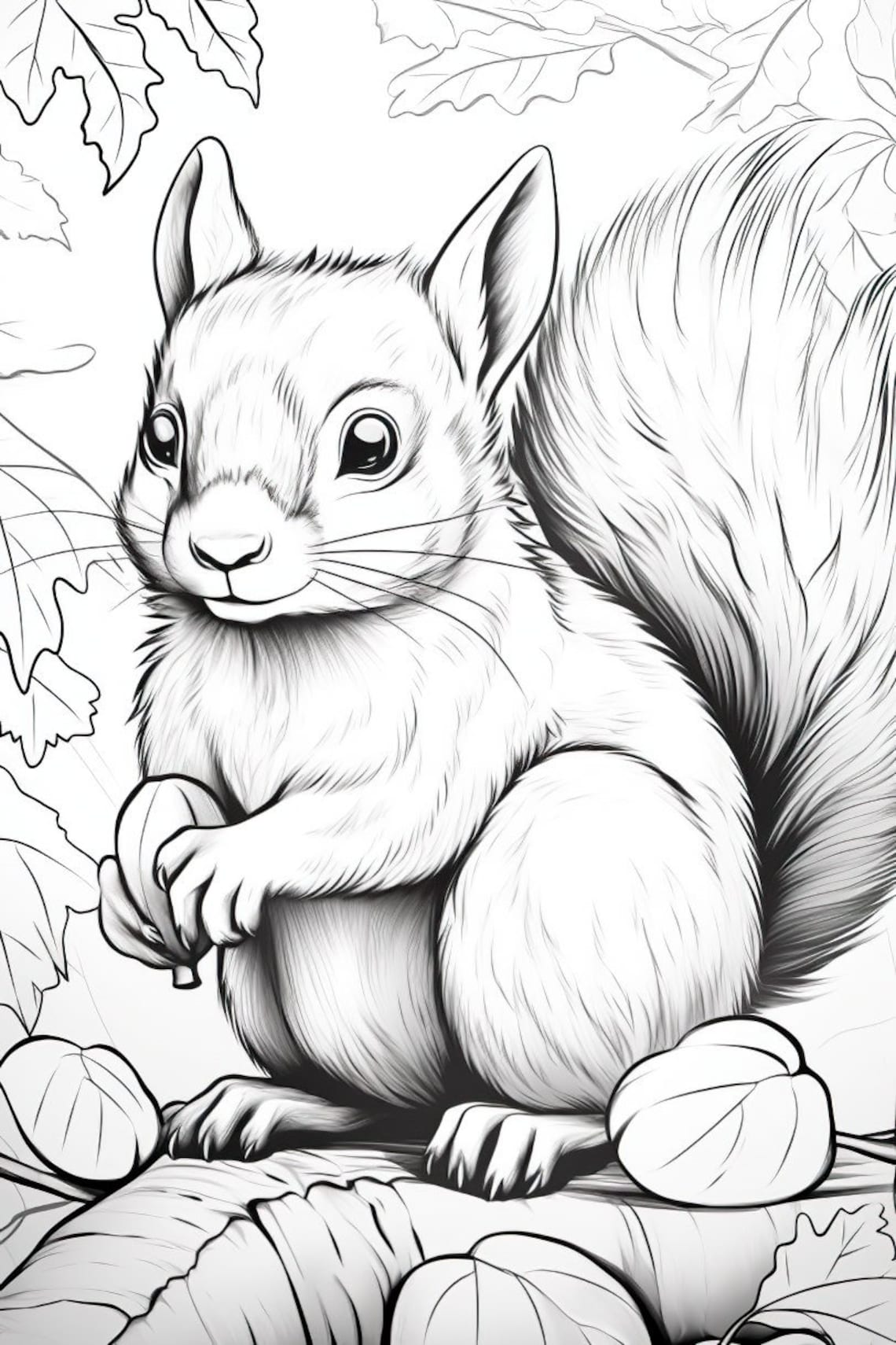 Animal Coloring Page A4 5x | Printable Coloring Pages | Download ...