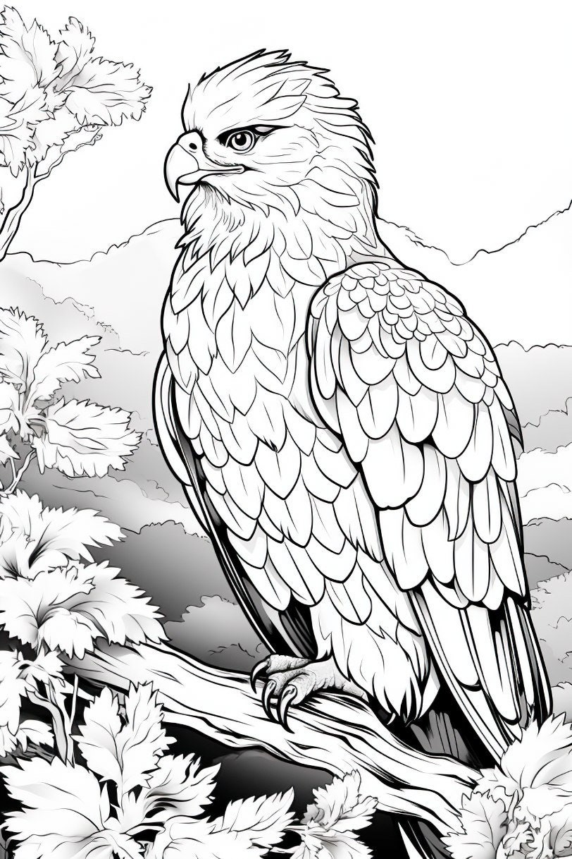 43x Animal Coloring Page A4 Printable Coloring Pages Download Grayscale ...