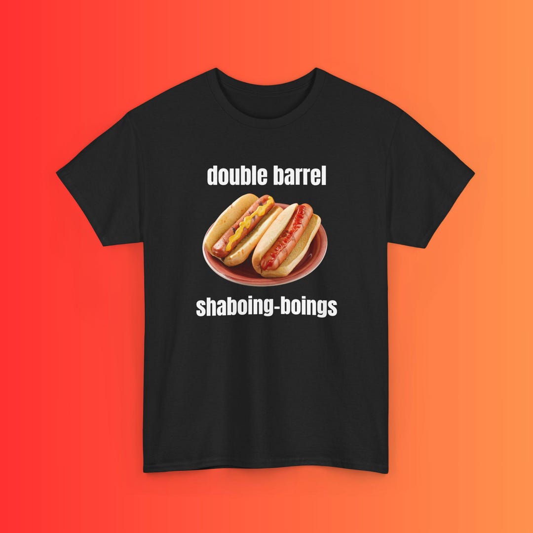 Double Barrel Shaboing-boings | Brain Rot Tee| Funny Shirt | Meme Shirt ...