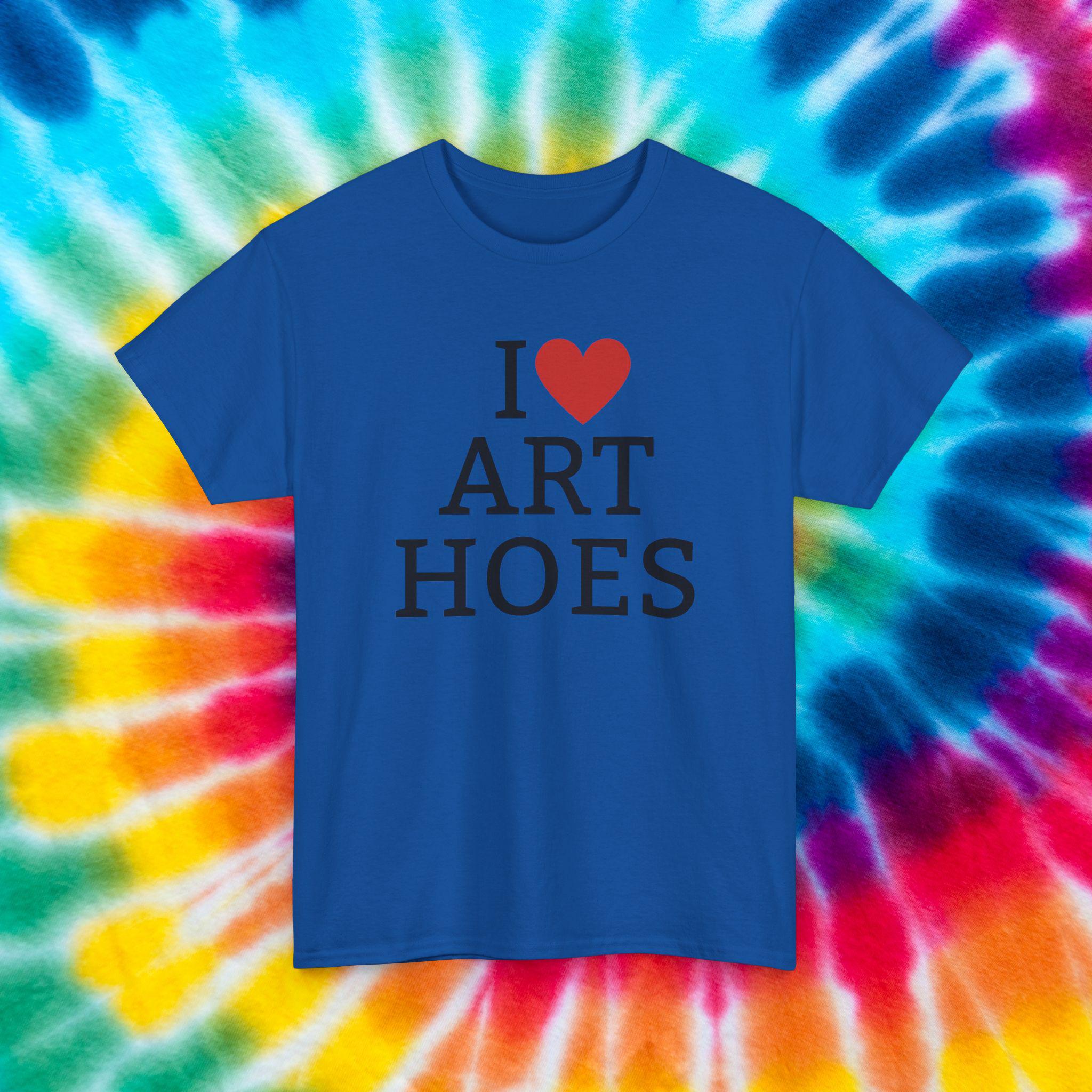 I Love Art Hoes | Y2K Tee | Ironic Culture Tee | Satire Trendy Clothing ...