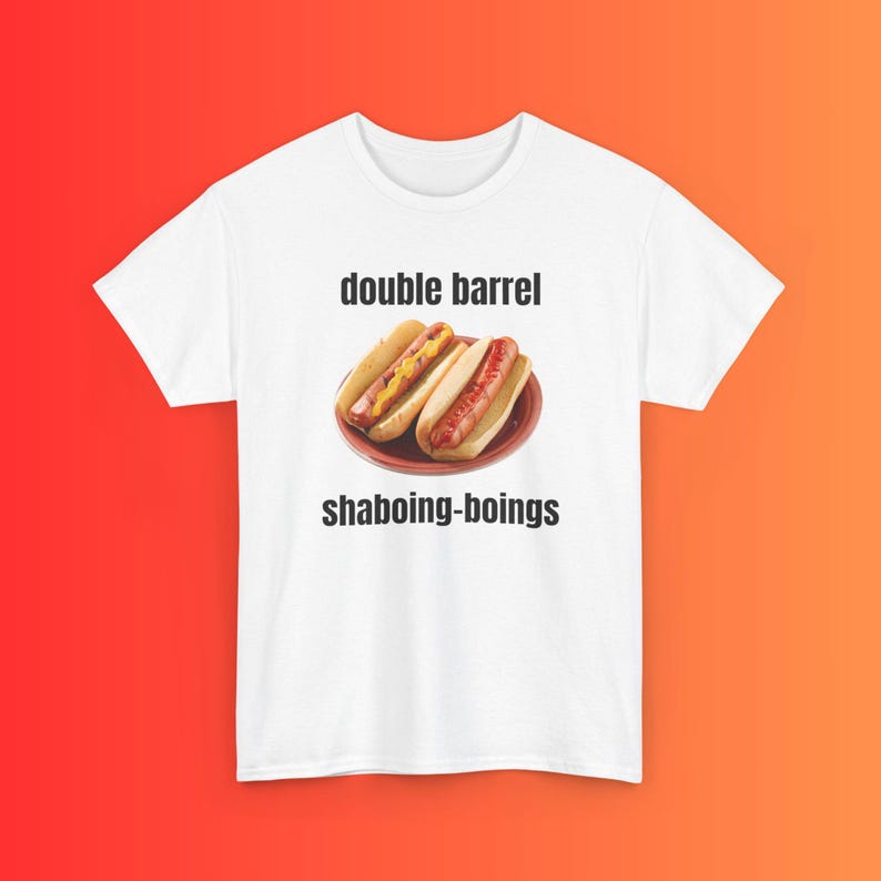 Double Barrel Shaboing-boings | Brain Rot Tee| Funny Shirt | Meme Shirt ...