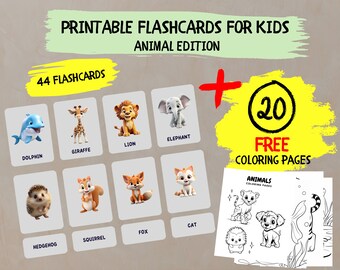 10 Flashcards COLORS EDITION + 10 Free Coloring Pages | Kids Flashcards ...