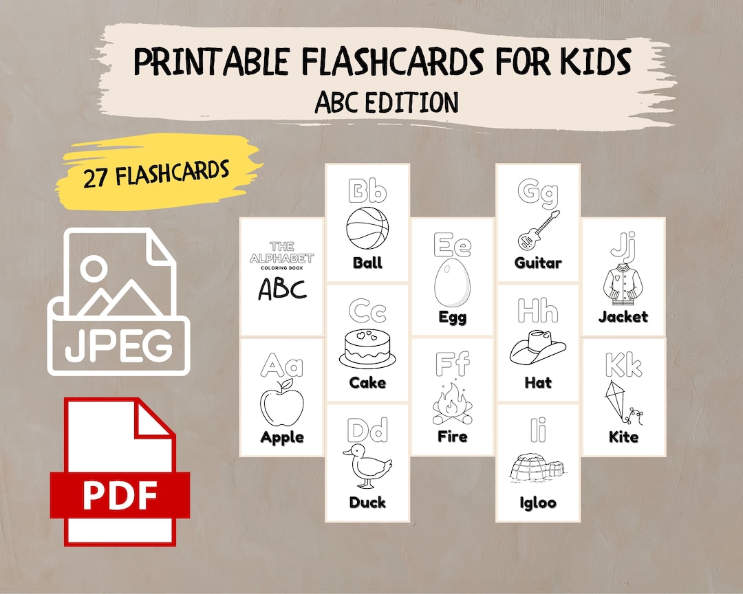 10 Flashcards COLORS EDITION + 10 Free Coloring Pages | Kids Flashcards ...