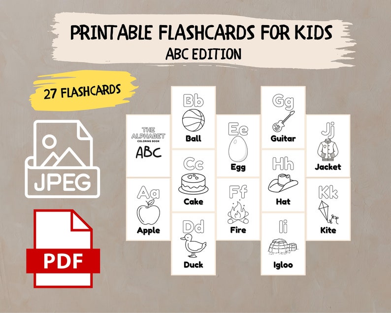 10 Flashcards COLORS EDITION + 10 Free Coloring Pages | Kids Flashcards ...