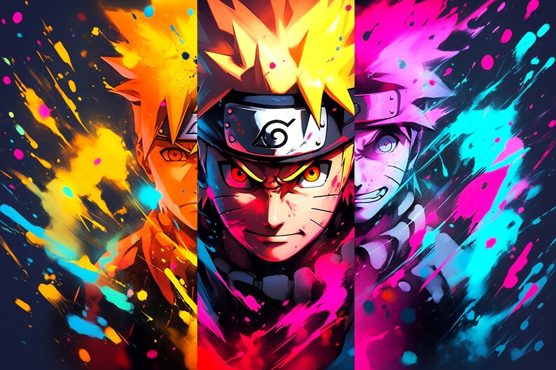 Naruto Fan Art 4k Azari Edition Digital Art By Pyrotakushop Etsy
