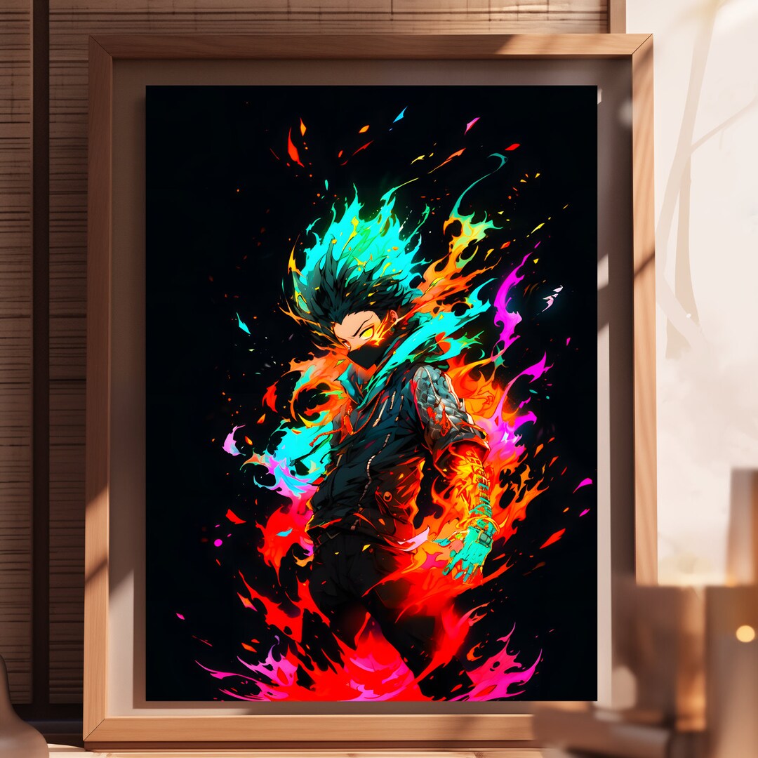 Deku Digital Art by Pyrotaku - Etsy