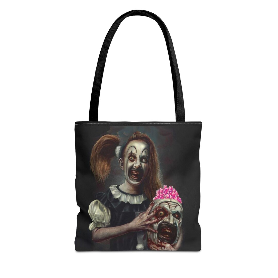 Terrifier Tote Bag Art the Clown & the Little Pale Girl - Etsy