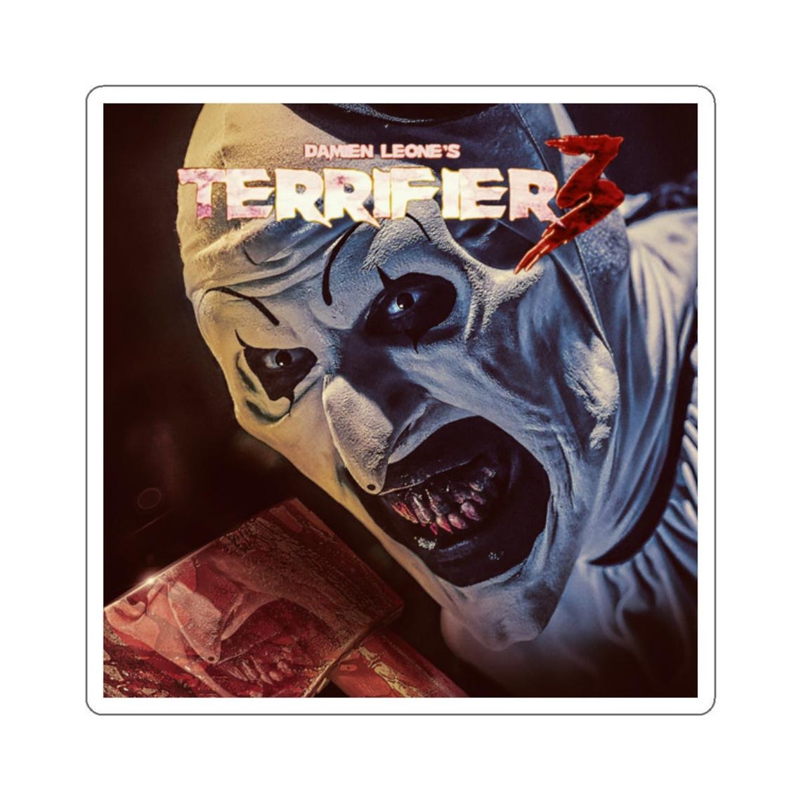 Terrifier 3 Art the Clown Sticker - Etsy