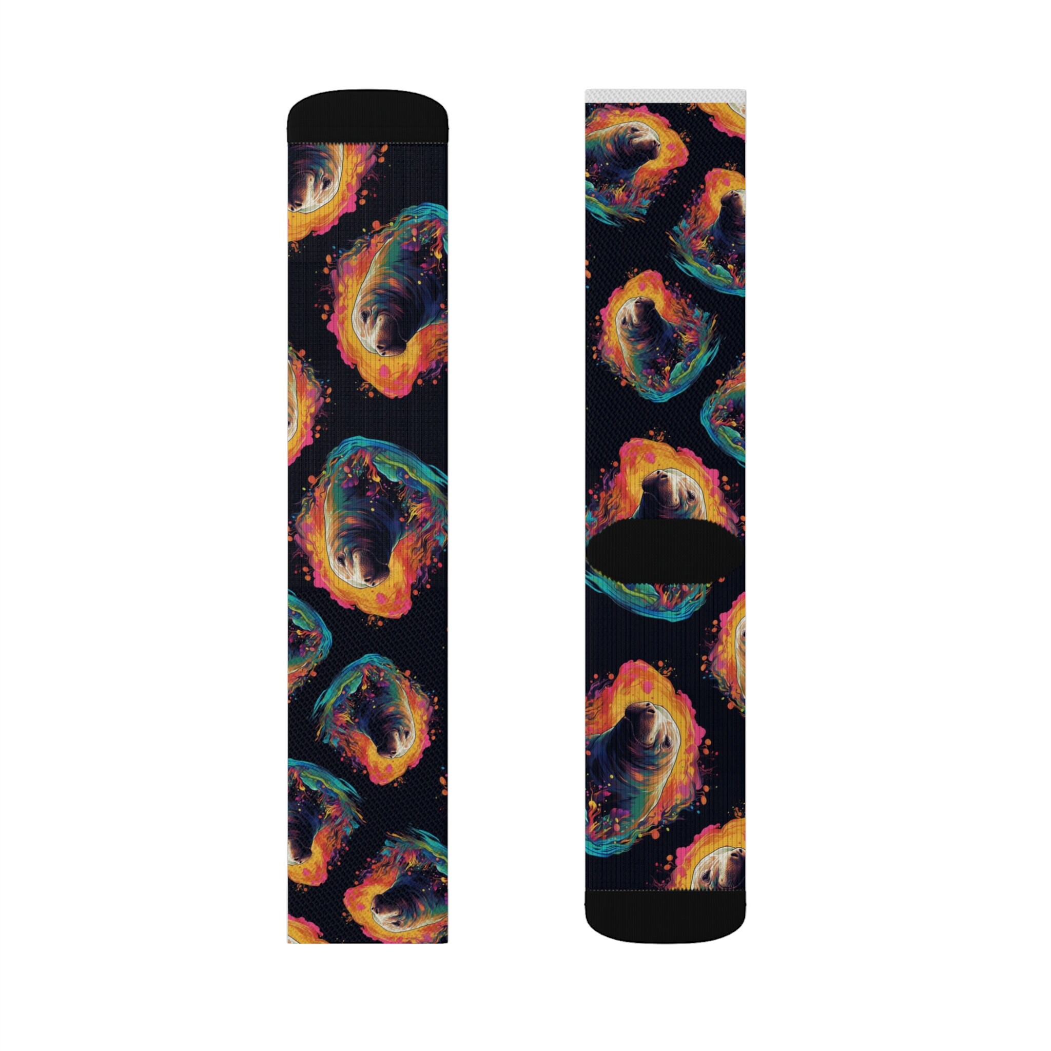 Enchanted Manatee Socks - Etsy