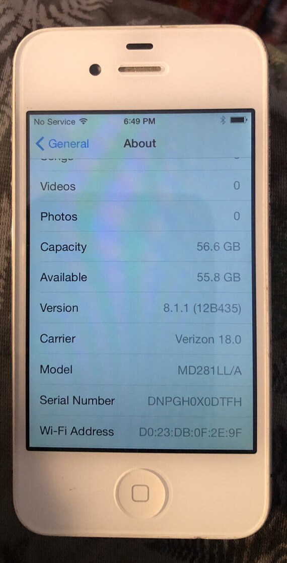 Iphone 4s White 16gb Verizon