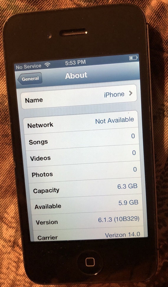 Iphone 4 8gb Black
