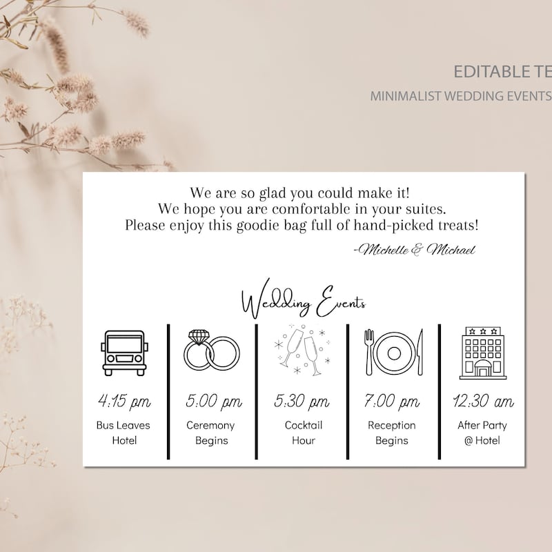 Wedding Schedule Sign - Etsy