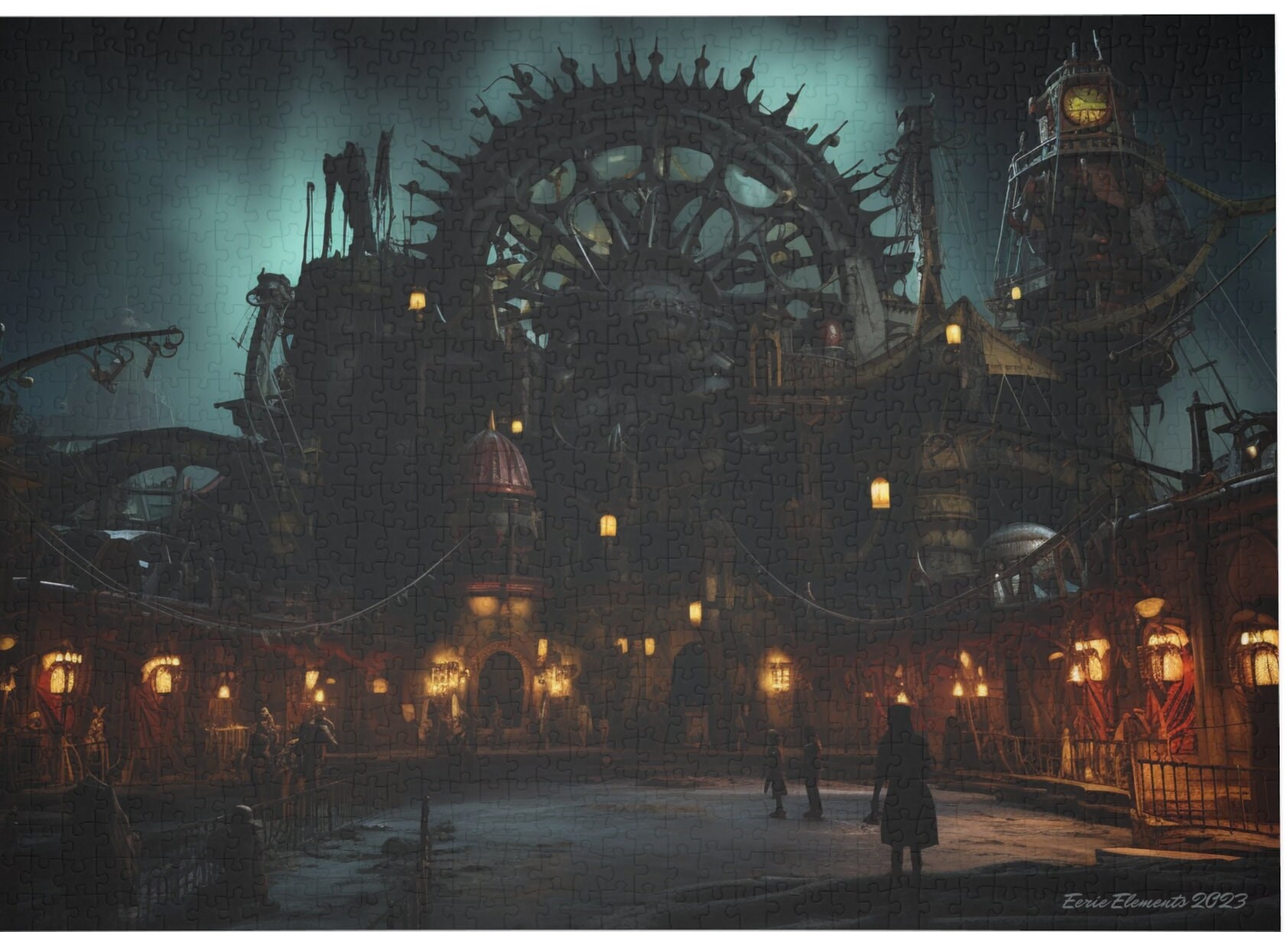 The Ferris Wheel of Doom (1000-piece Puzzle) - Etsy