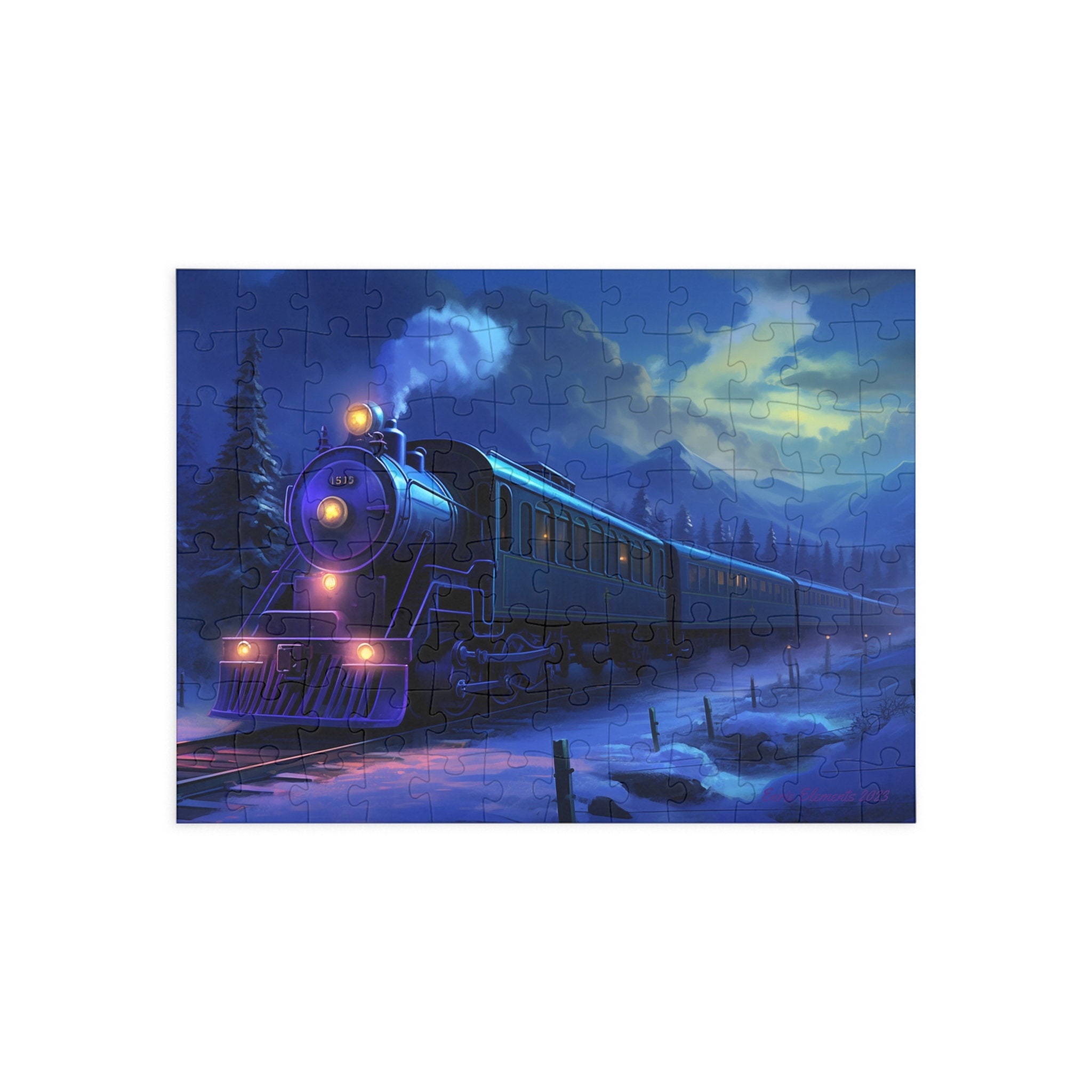 Christmas Train Puzzle: Winter Wonderland Locomotive (96-1000 Piece) - Etsy